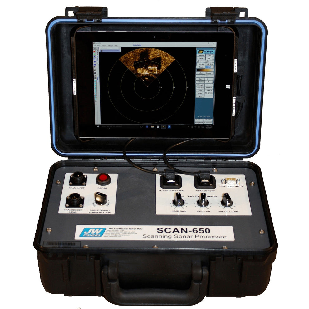 JW FISHERS Scan - 650 Scanning Sonar Search System – Detectors Pro